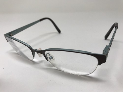 CONVERSE ALL STAR A059 Eyeglasses Frame 50-18-135 Half Rim Brown/Blue NI90 | eBay