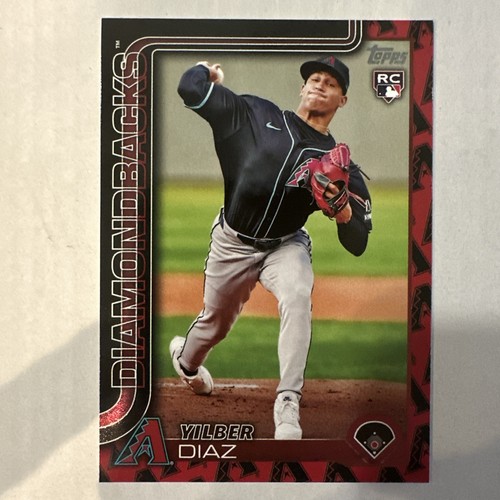 YILBER DIAZ 2025 TOPPS ROOKIE TEAM LOGO SP ARIZONA DIAMONDBACKS RC #104 ...