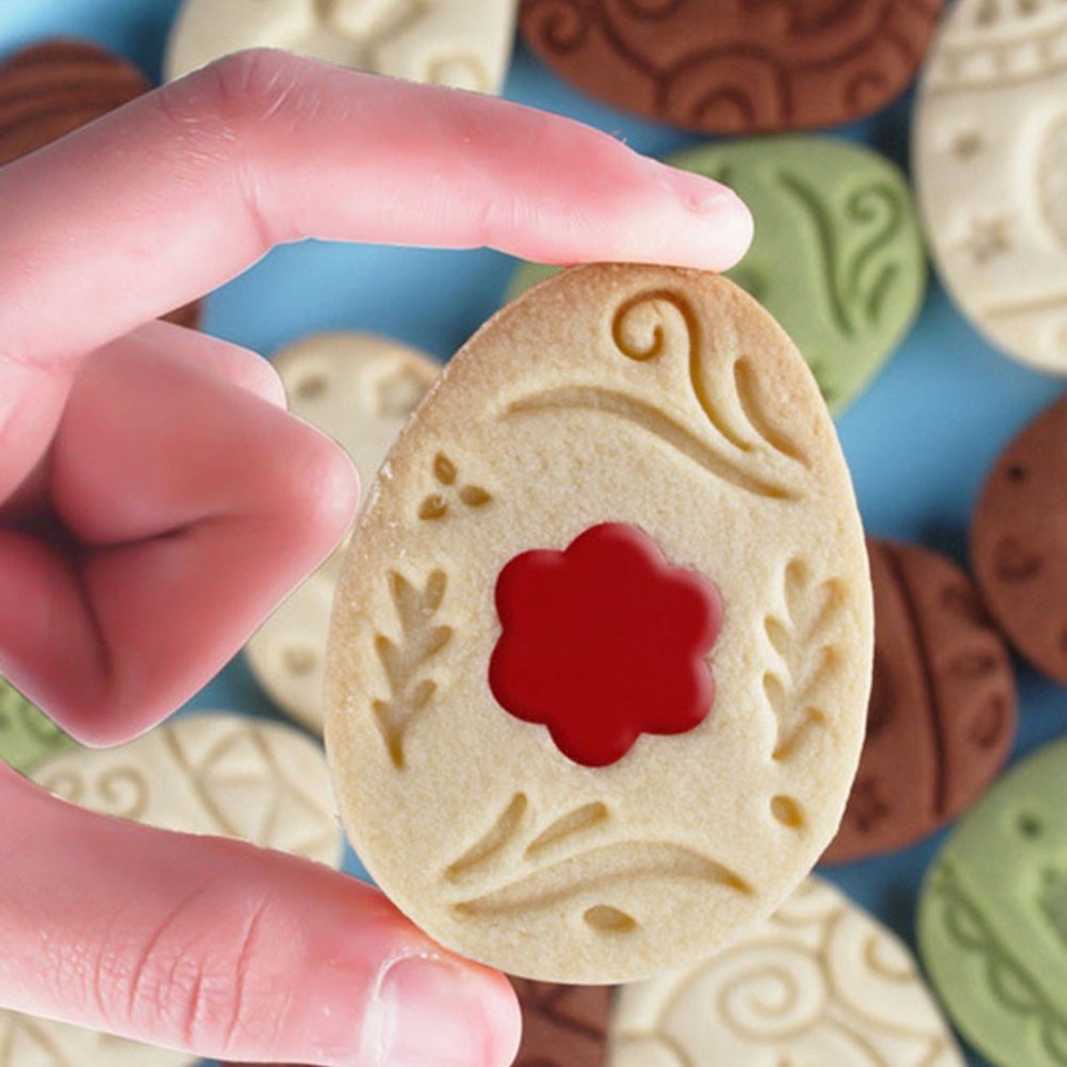 9Pcs Cookie Mold Easter Baking Molds DIY Easter Biscuit Molds Dessert ...