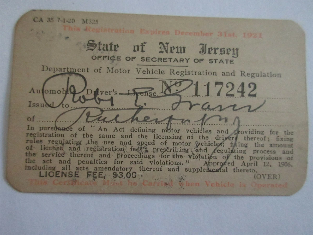 Nj Dmv Registration