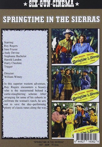 Springtime In The Sierras Brand New DVD Roy Rogers | eBay