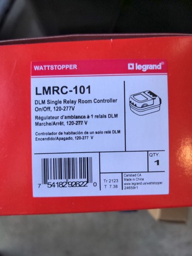 Wattstopper LMRC-101 Digital Single Relay Room Controller New In Box | eBay