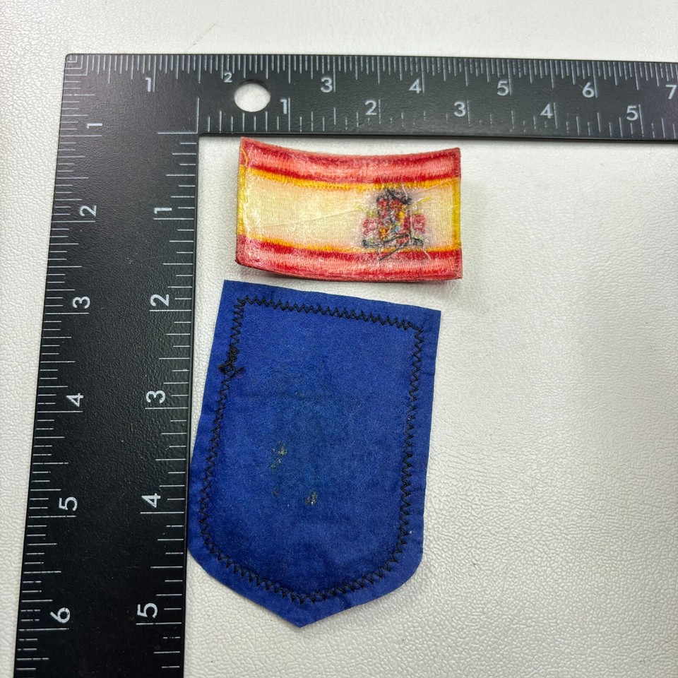 2 PATCHES LOT 1 FLAG THEME + 1 ESPAÑA Spain Patch Emblem (world travel ...