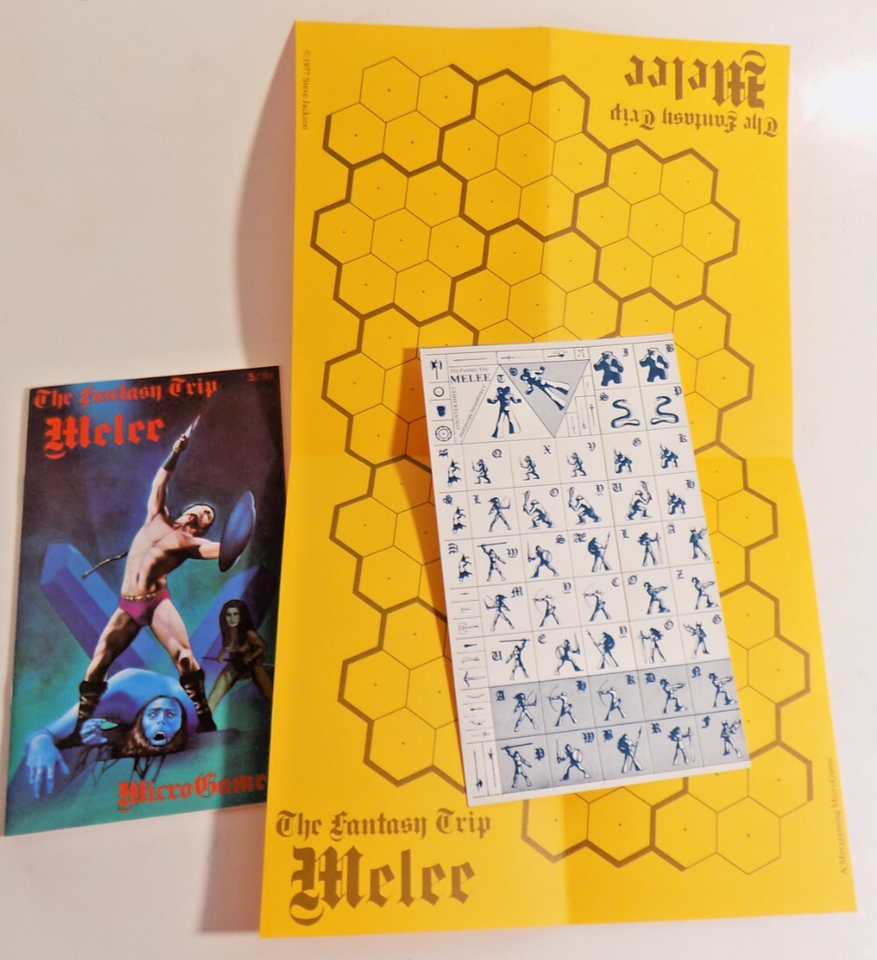 Metagaming MicroGame #3 - The Fantasy Trip - Melee UNPUNCHED 1979 VG ...