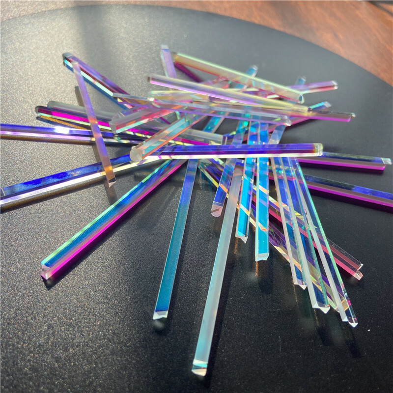 20pcs Defective Long Prism Optical Glass Physics Decorative Prism for ...