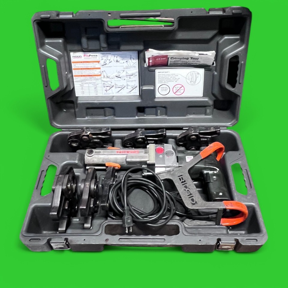 RIDGID 76912 CT400 CRIMP PRESS TOOL WITH 1/2''-2'' JAWS | eBay