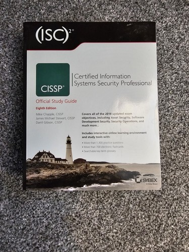 (ISC)2 CISSP Official Study Guide Book ISC2 9781119475934 | eBay