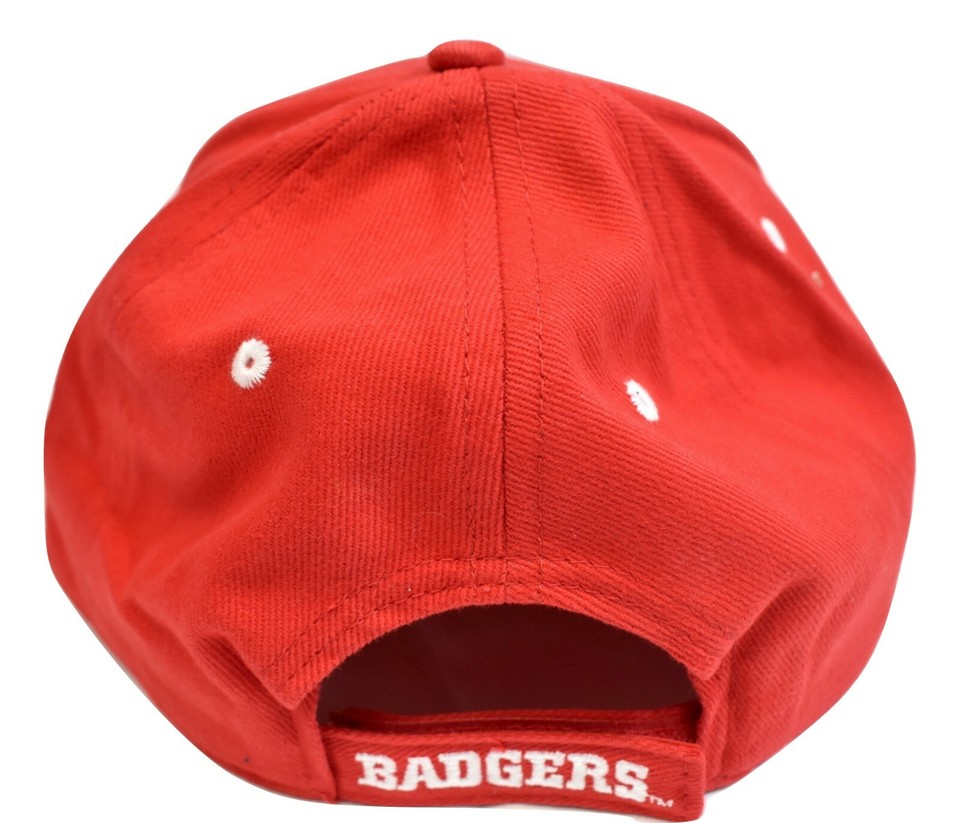 NCAA Signature Mens Wisconsin Badgers Strap-Back Hat Cap New | eBay