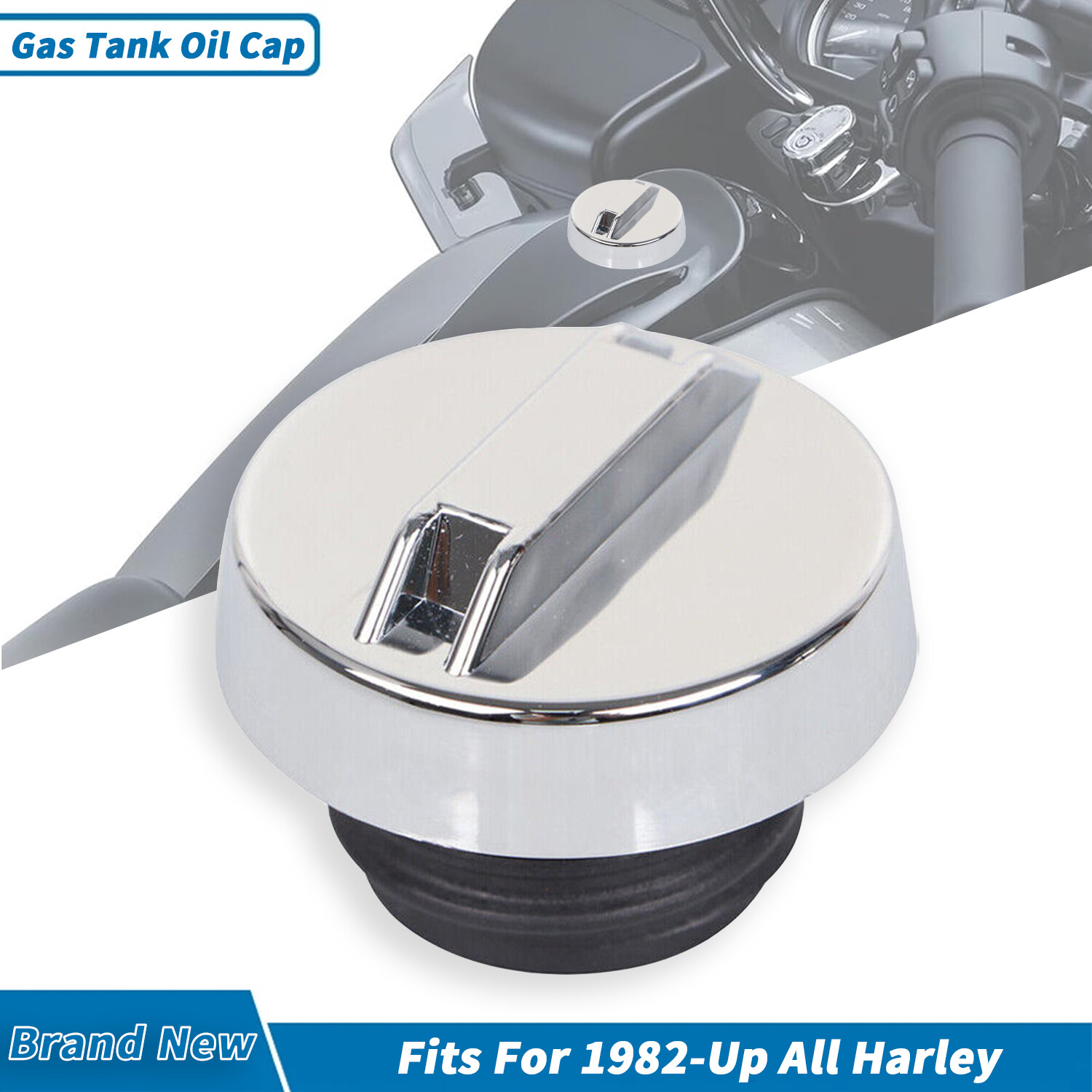 Gas Caps Vented Tank Cap Cover Set For Harley Touring Electra Street ...
