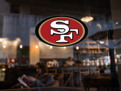 San Francisco 49ers Football Car Window Vinyl Decal Graphic Sticker | eBay