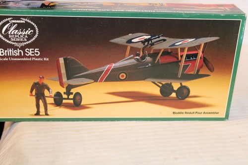1/48 Scale Lindberg, British SE5 Airplane Model Kit, #70532 BN Open Box ...