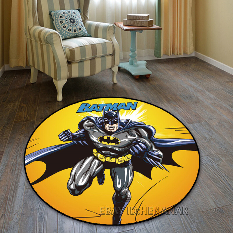 DC Anime Batman Carpet Round Floor Mat Home Decorate Area Rugs Multi ...