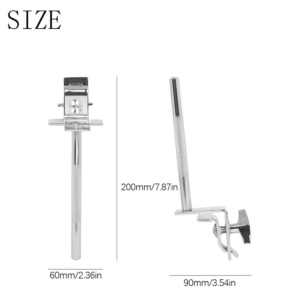 6 Inch Cowbell Holder Cow Bell Mount Bracket Cow-bell Clamp for Bass ...