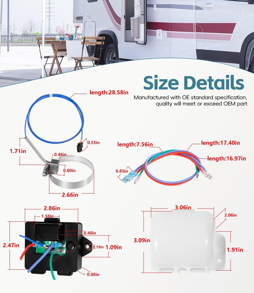For Norcold RV Refrigerator Parts 2118,1200,1201 Temp Monitor Control ...