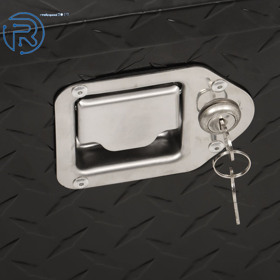 49"×15"×15" Aluminum Truck Pickup Flat Bed Tool Box Underbody Storage ...