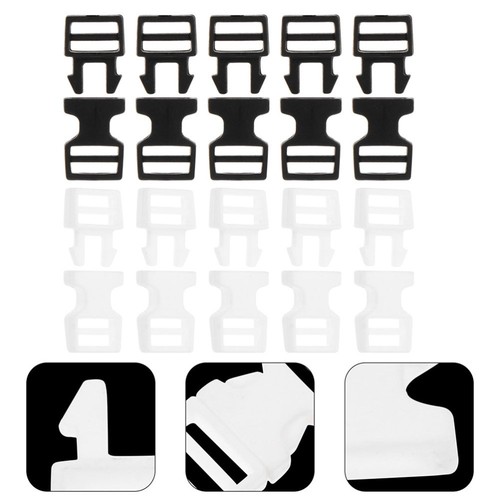 20 Pcs Mini Buckle Plastic Clips Adjustable Quick Release Buckles | eBay