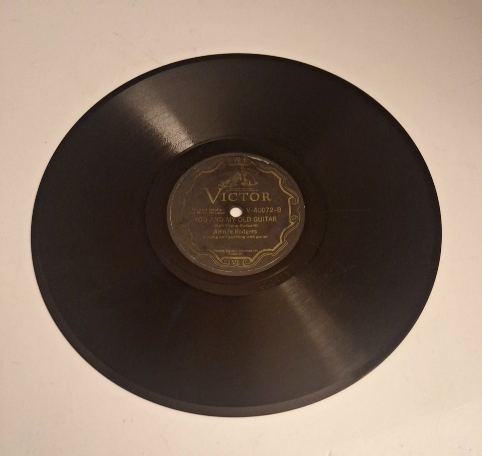 Jimmie Rodgers “My Little Lady” 78 Victor V-40072 20s Pre-War Vinyl | eBay