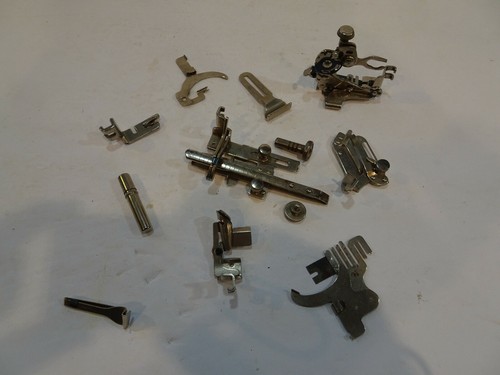 vintage Early SINGER Sewing machine parts , Feet & More good condition ...