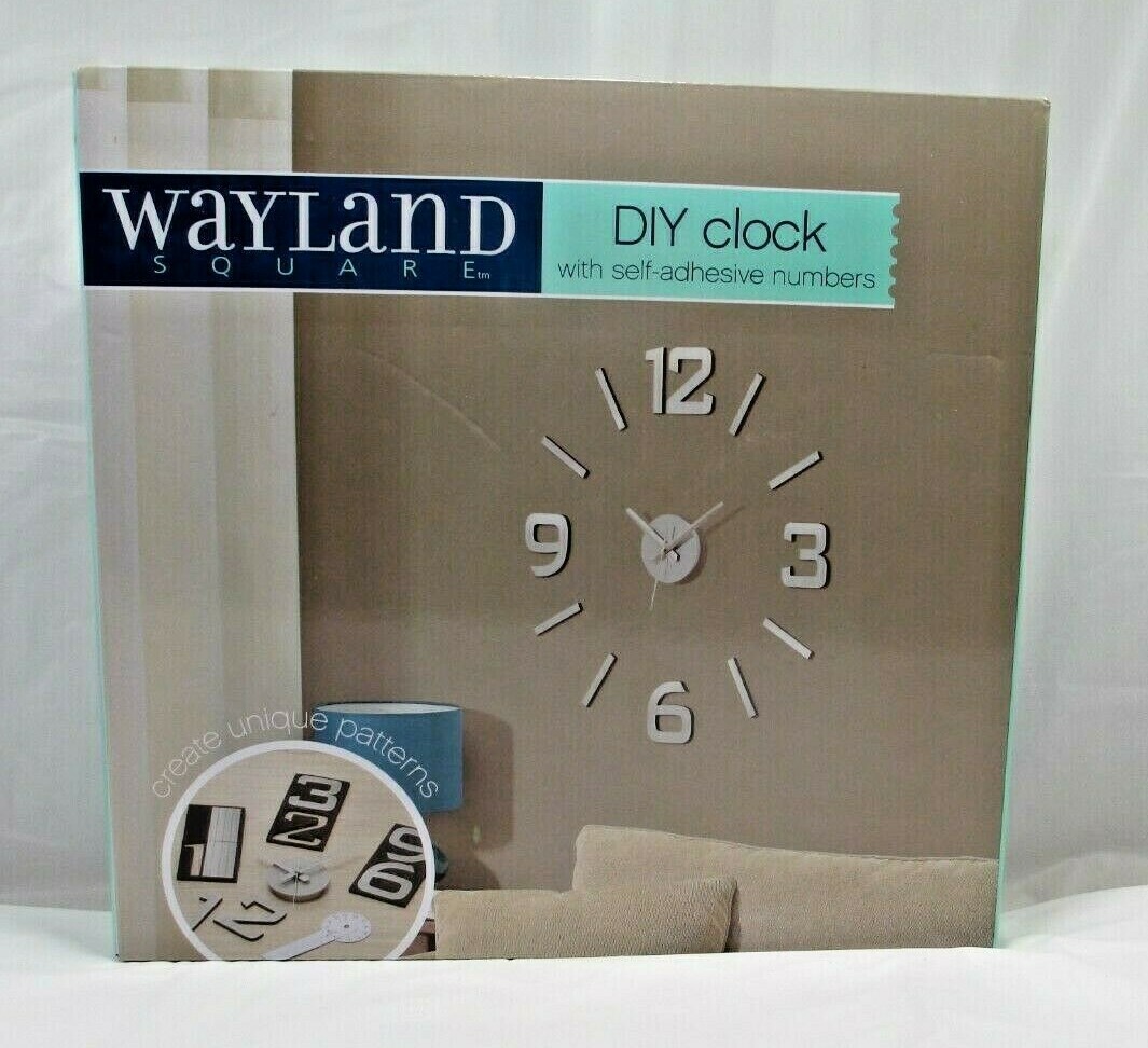 Diy Clocks With Numbers And Words CP0403 Große Einzigartige Wanduhr