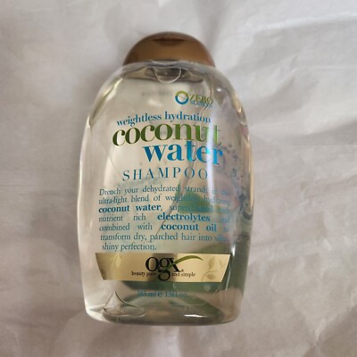 OGX Weightless Hydration Coconut Water Shampoo | eBay