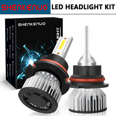 LED Headlights High/Low Bulbs For 1991-2004 Mack RD 600, 688, 690S, CH ...