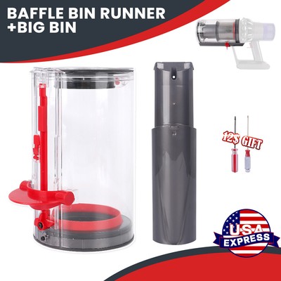 Large Bin&Bin Runner Baffle for Dyson V10 SV12 Absolute Animal Vacuum ...