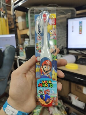 Toothbrush Super Mario Kid’s Spinbrush Battery, Soft, pack of 2 | eBay