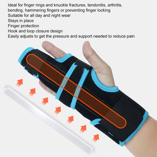 Finger Splint Adjustable Double Fingers Splint Finger Support Brace For ...