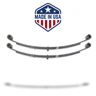 2-Pack USA Made 2 Leaf 25 1/4" 1,250 lbs Double Eye Trailer Leaf Spring ...