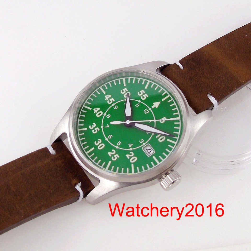 NH35A Tandorio 39mm Pilot Watch For Men Automatic 20Bar Waterproof ...