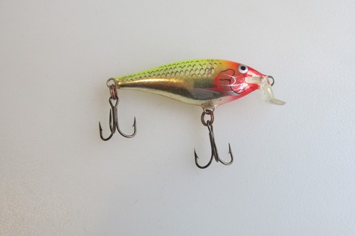 Lot #7300 Rapala Shallow Shad Rap SSR-5 Clown Ireland Early Version ...