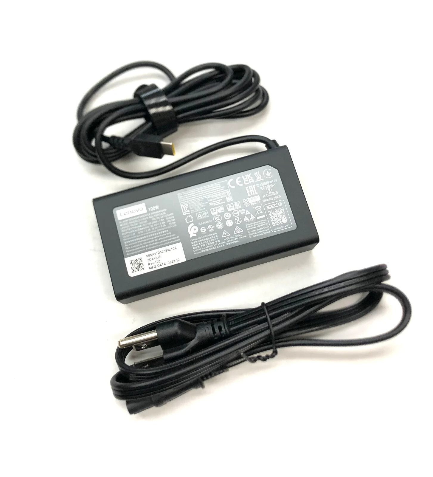 New Genuine Lenovo Ideapad Yoga Thinkpad 100W AC Adapter ADL100YLC3A ...