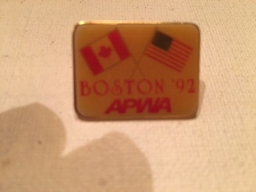 Vintage APWA Boston '92 Celebration Vintage Lapel Pin D4 | eBay