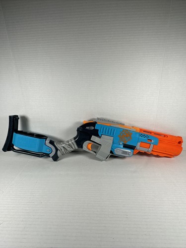 Nerf Zombie Strike Sledgefire Blaster Gun Blue -USED, VGC- no shells | eBay