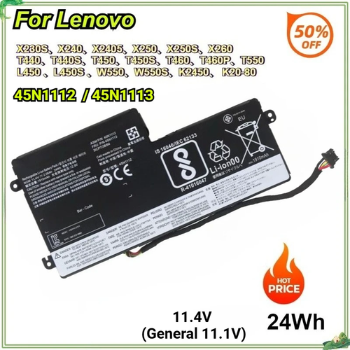 45N1111 45N1112 45N1108 L450 45N1110 Internal Battery for Thinkpad T440 ...