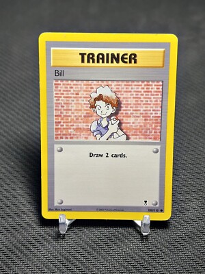 2002 Pokemon TCG Bill 108/110 Legendary Collection Trainer Common - LP ...