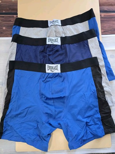 Mens Size Large Everlast Boxer Briefs 3 Pack New | eBay