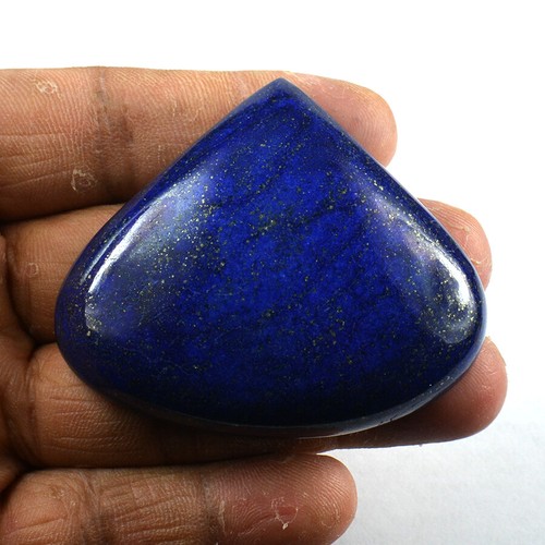 375 Ct Lovely Natural Gold Flakes Blue Lapis Lazuli Pear Cabochon ...