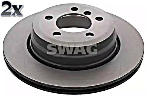 Brake Disc Rear Axle x2 pcs Fits BMW E67 E66 E65 Saloon 34216864050 | eBay