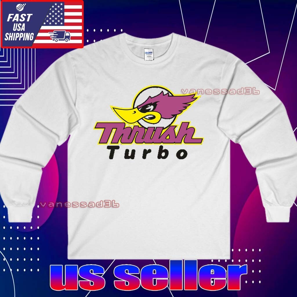 Thrush Muffler Bird Logo Vintage Thrush Racing T Shirt 80s Thrush