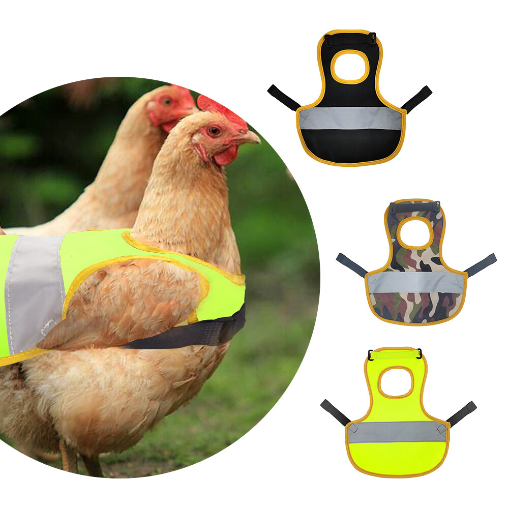 3pcs Waterproof Reflective Vest Breathable For Poultry Feather ...