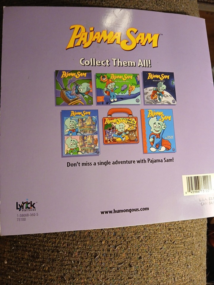 Pajama Sam Amazing TV Adventure! By Biz Magoo (2001) 9781586680626 | eBay