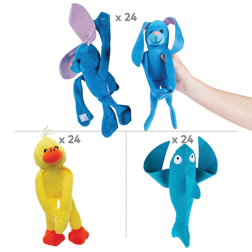 Fun Express Bulk 72 Pieces Long Arm Stuffed Animal Giveaway Kit | eBay