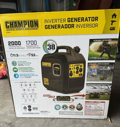 Champion 100478 2000-Watt Inverter Generator | eBay