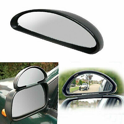 x2 Blind Spot Wing Mirrors Adjustable for Car Van Truck Lorry Towing ...
