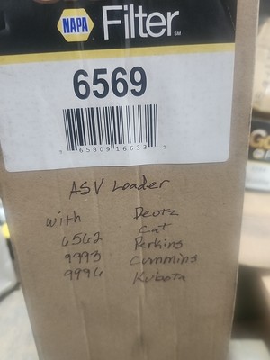 6569 Napa Gold Air Filter For Many Commercial Applications Inner Filter ...