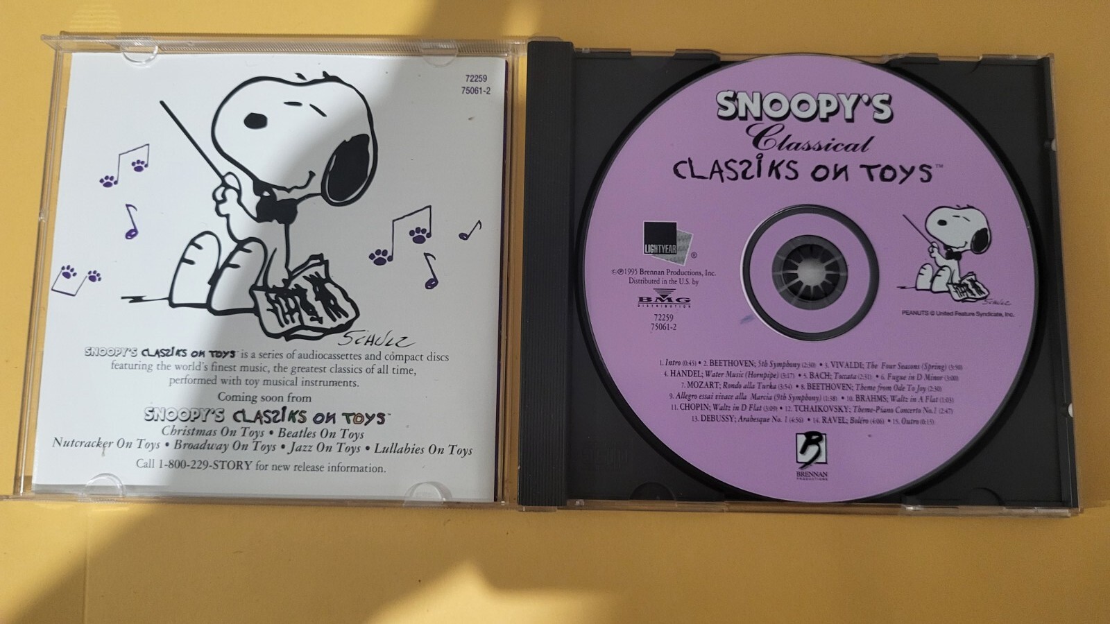 Snoopy's Classiks on Toys: Classical by Snoopy (CD, 1998, Lightyear ...