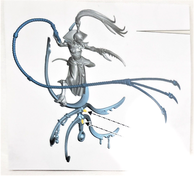 Syll + Back Rack Slaanesh Herald NO ESSKE Chaos Daemons Warhammer 40K ...