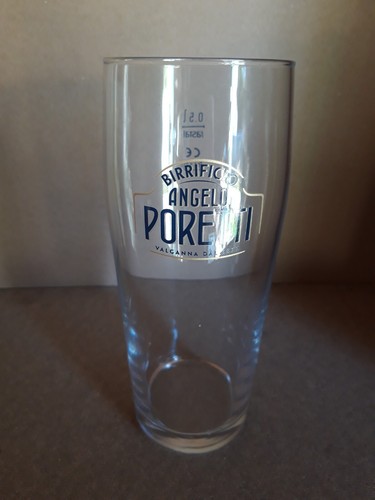VERRE A BIERE ANGELO PORETTI 50CL NEUF BIRRA NO PERONI | eBay