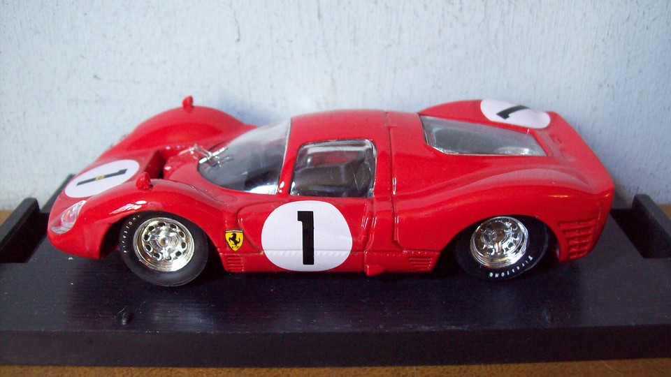 1/43 BRUMM R157 FERRARI 330P3 WINNERS 1000KM SPA 1966 #1 PARKES ...